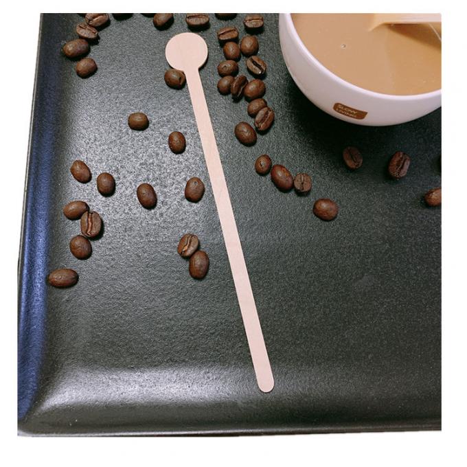 Custom FSC Individually Packed Wooden Coffee Sticks For Coffee 15cm